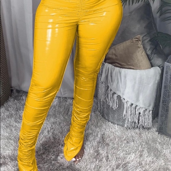 Jeans | Stacked Leather Pants | Poshmark